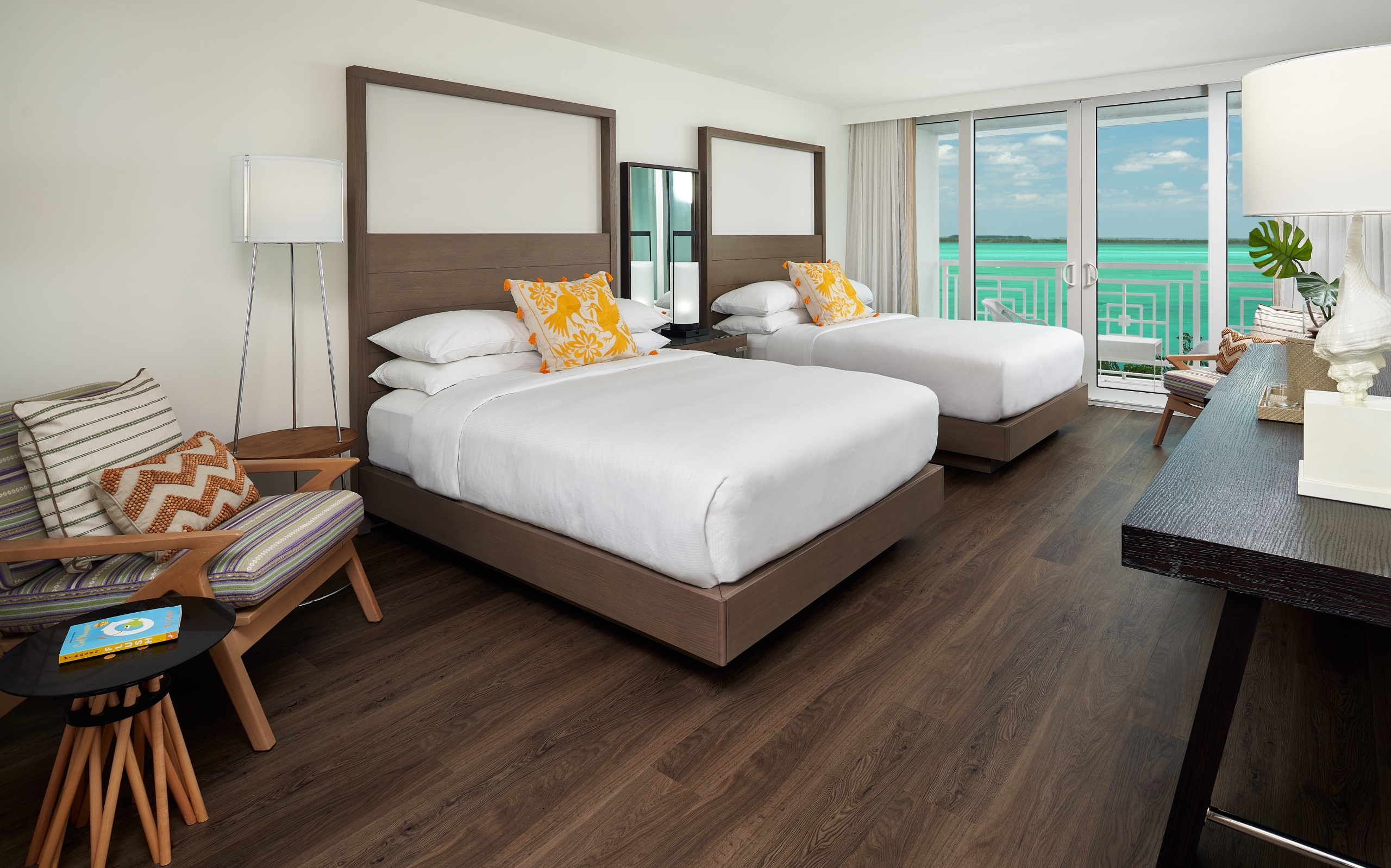 Double Queen Waterfront Room in Hammock Wing | Baker's Cay Resort
